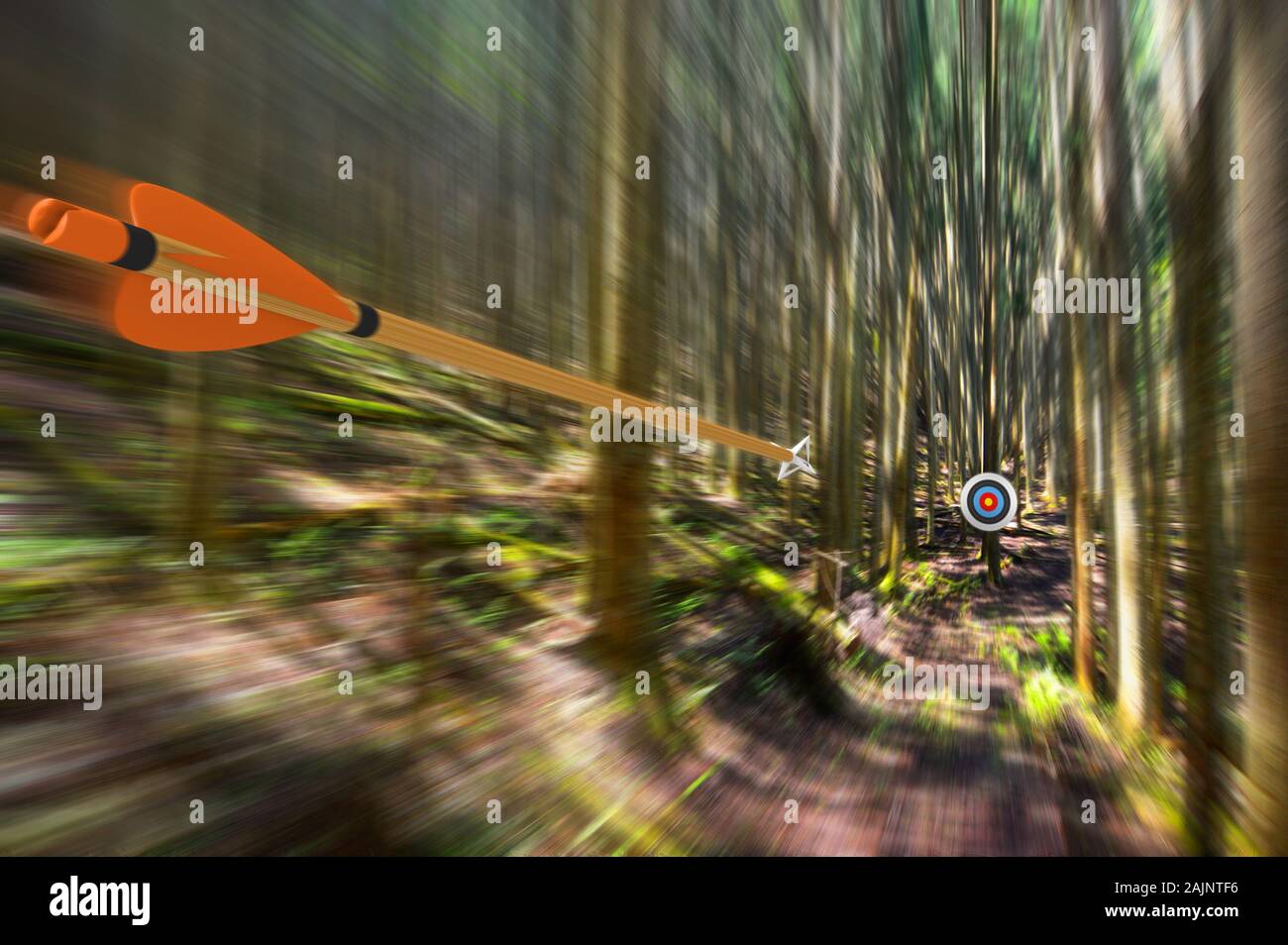 Arrow blur speed archery hi-res stock photography and images - Alamy