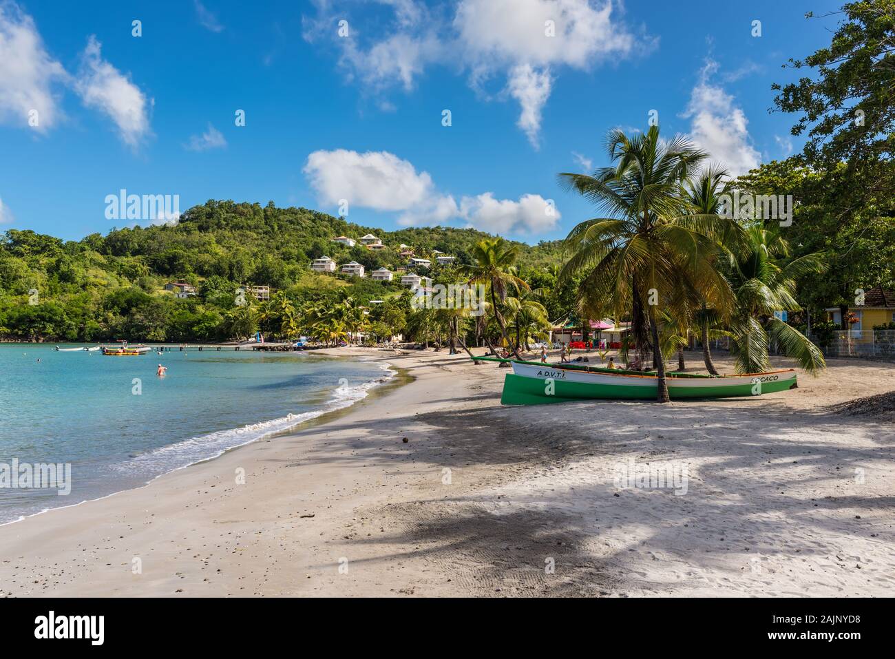 Les Trois-Ilets, Martinique - December 13, 2018: Topical Anse-a-l'Ane ...