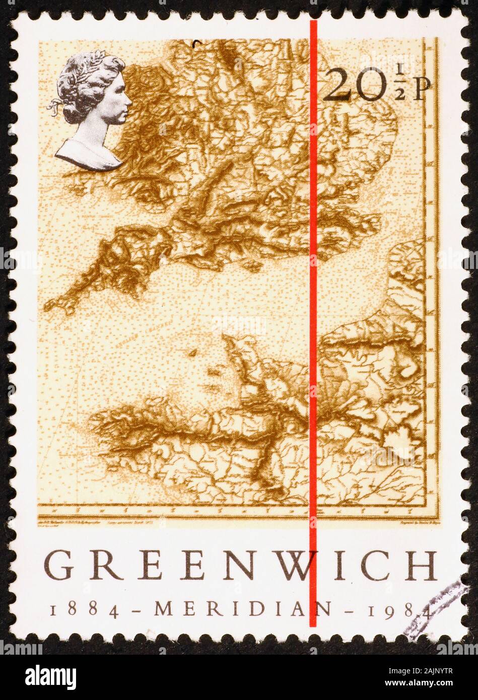 Prime meridian map hi-res stock photography and images - Alamy