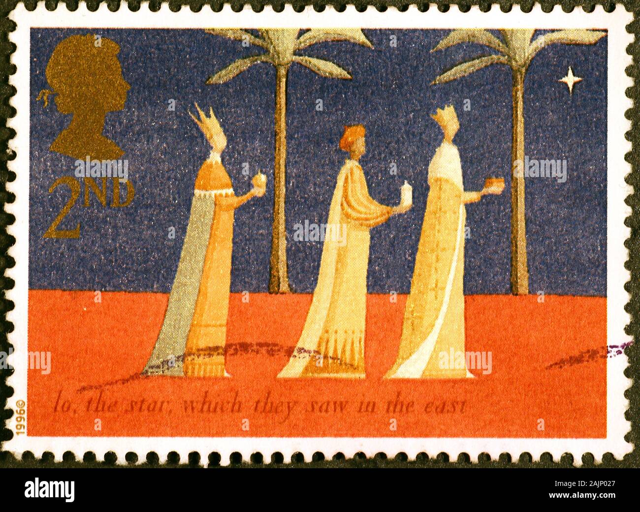 Three wise men on australian stamp Stock Photo - Alamy