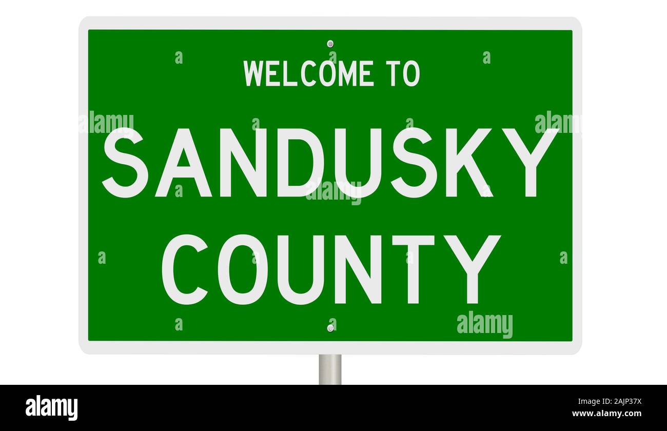 Driving welcome ohio green road hi-res stock photography and images - Alamy