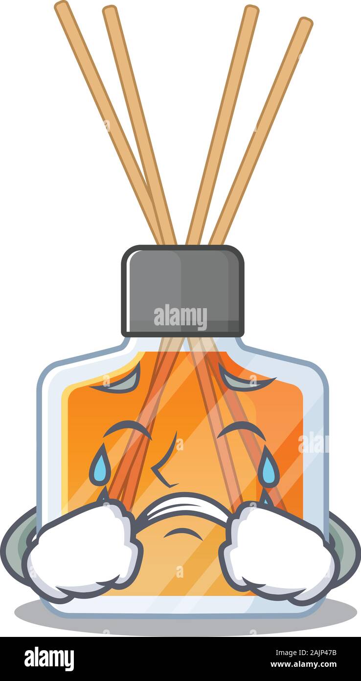Sad of air freshener sticks cartoon mascot style Stock Vector Image ...