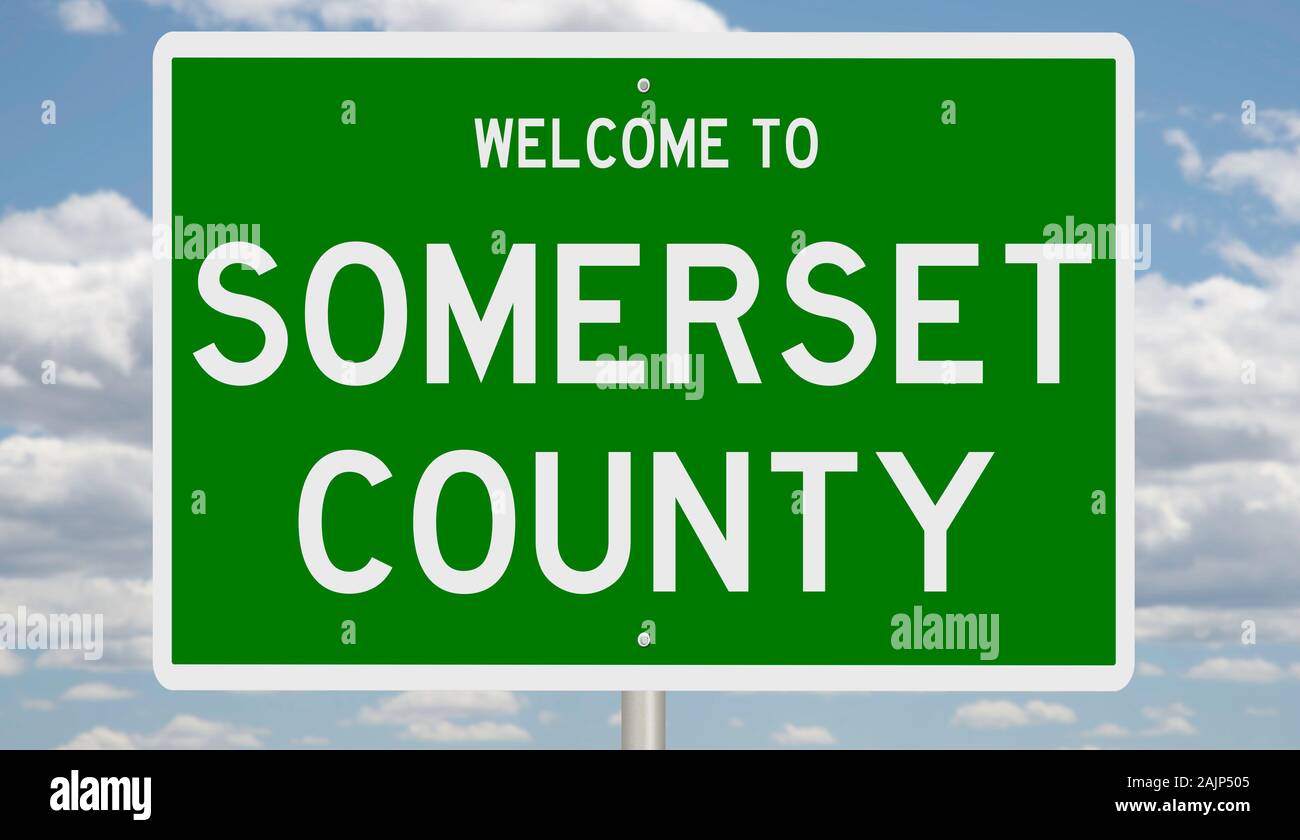 Welcome to somerset road sign hi-res stock photography and images - Alamy