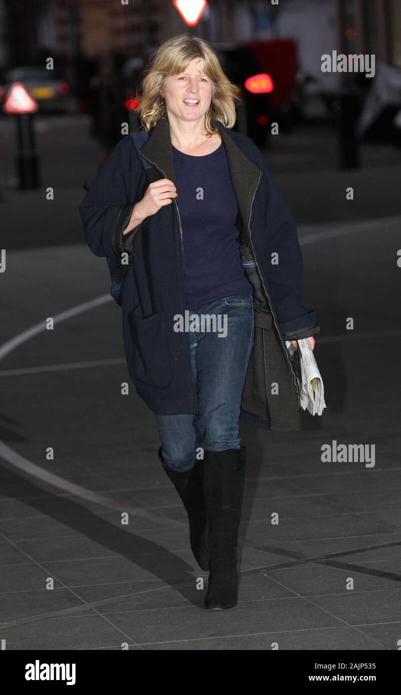 London, UK, 5th Jan, 2020. Rachel Johnson seen arriving to the BBC ...