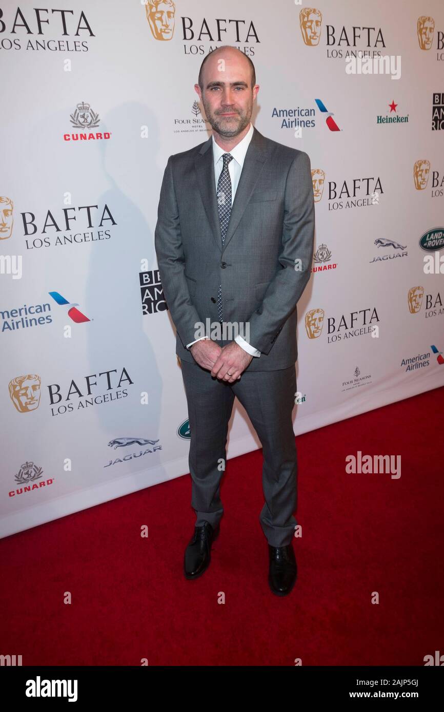 Los Angeles, USA. 05th Jan, 2020. Matthew Wiseman attends the BAFTA Los ...