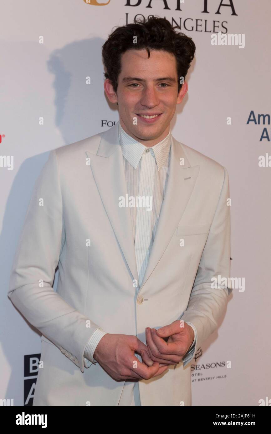 Los Angeles, USA. 05th Jan, 2020. Josh O'Connor attends the BAFTA Los ...