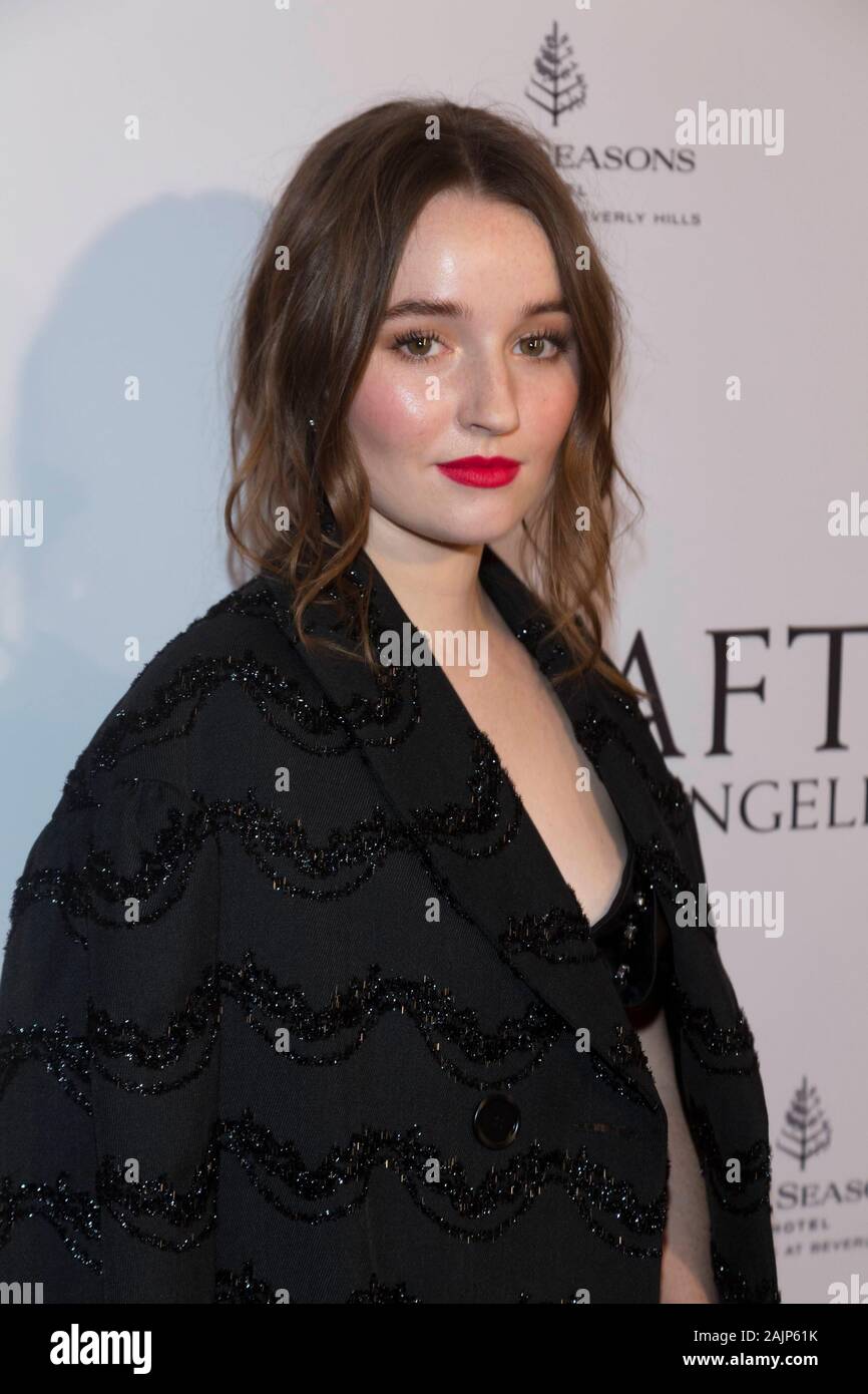 Los Angeles, USA. 05th Jan, 2020. Kaitlyn Dever attends the BAFTA Los ...