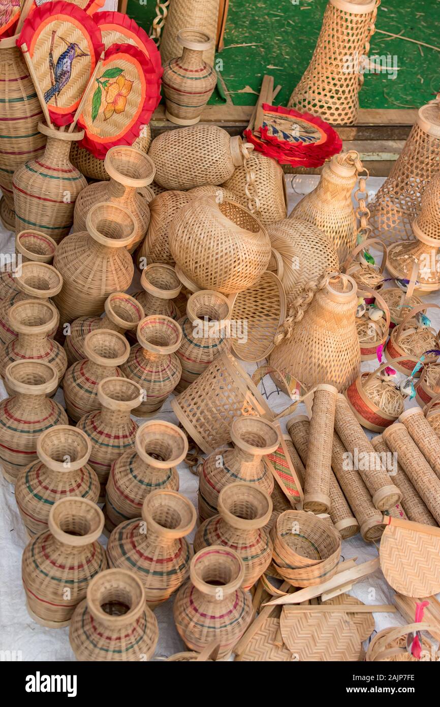 Indian bamboo craft hi-res stock photography and images - Alamy