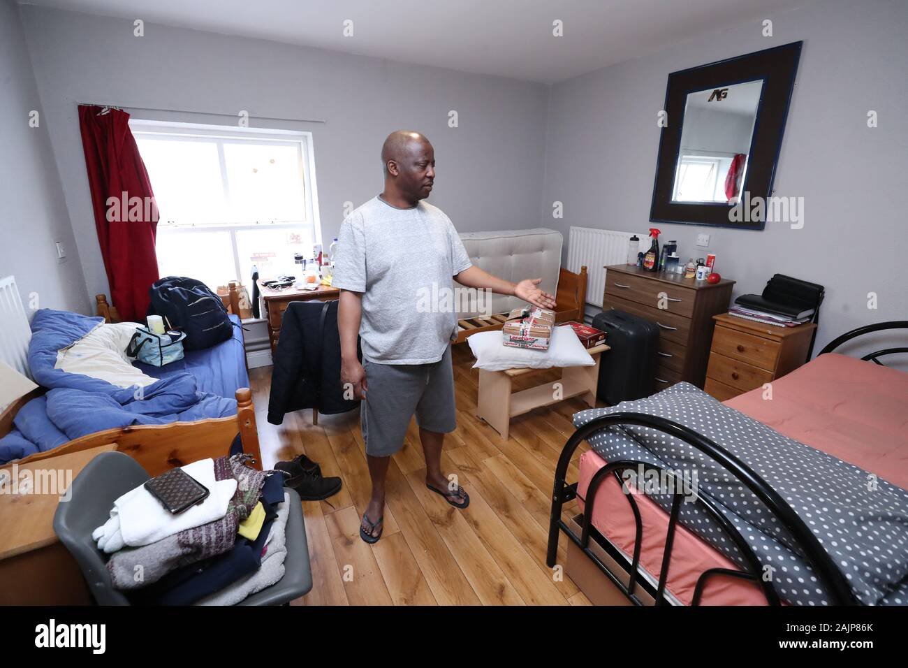 Lesley Mkoko, 51, who fled Swaziland three years ago in his Direct ...