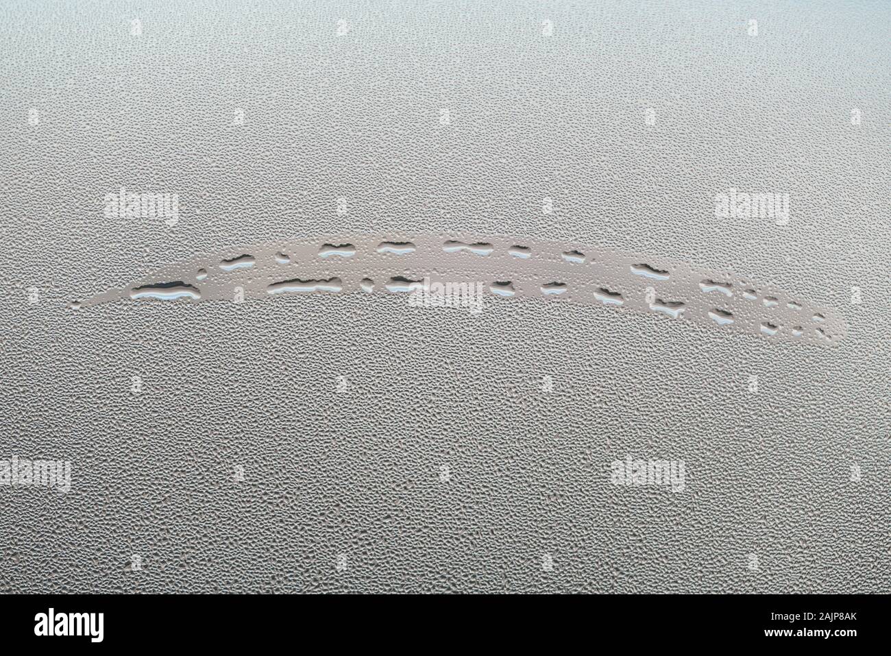 wet window glass surface background with line, good for backdrop Stock ...