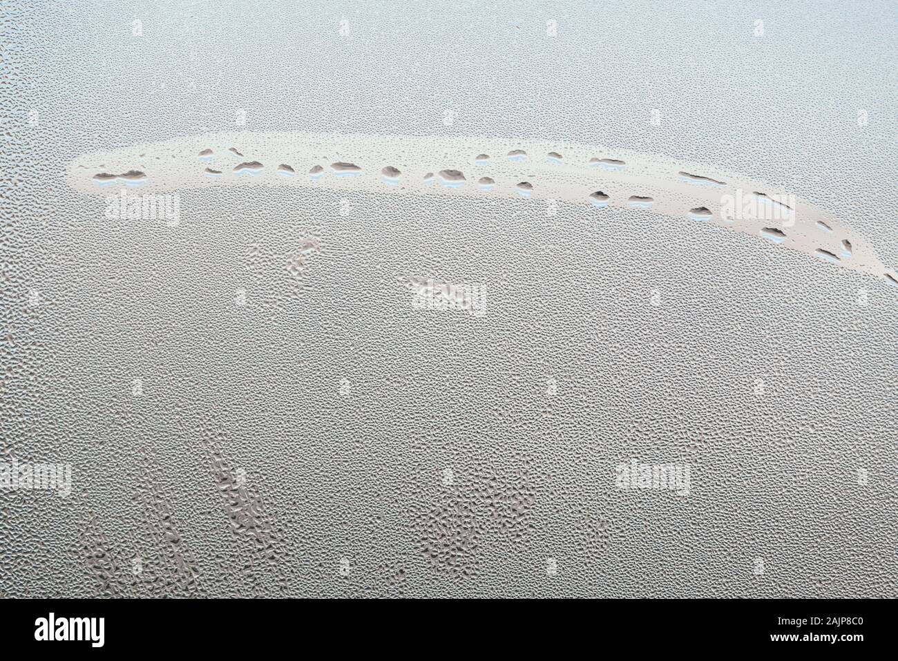 wet window glass surface background with line, good for backdrop Stock ...