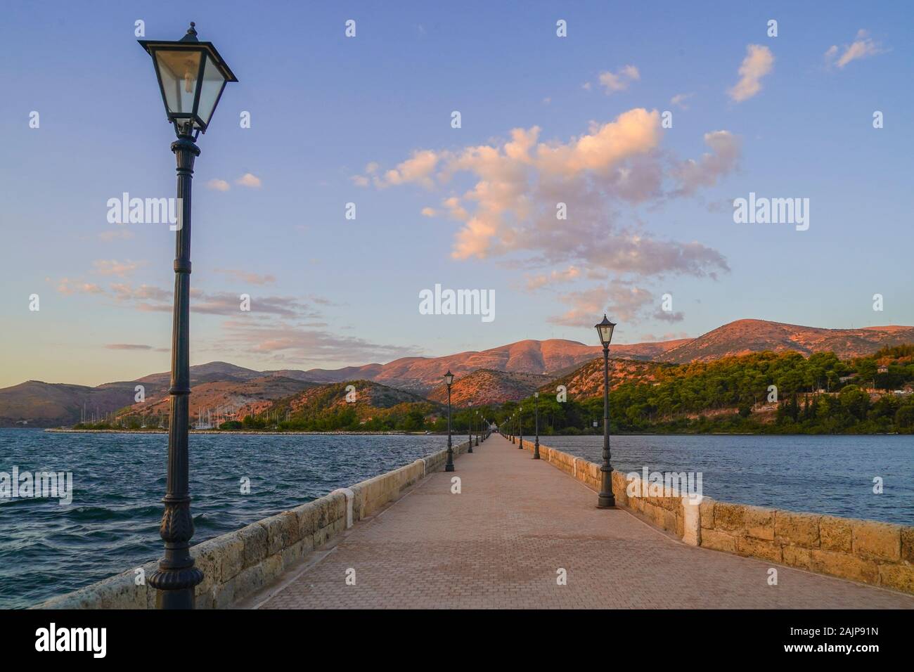 Drapano bridge argostoli kefalonia hi-res stock photography and images ...