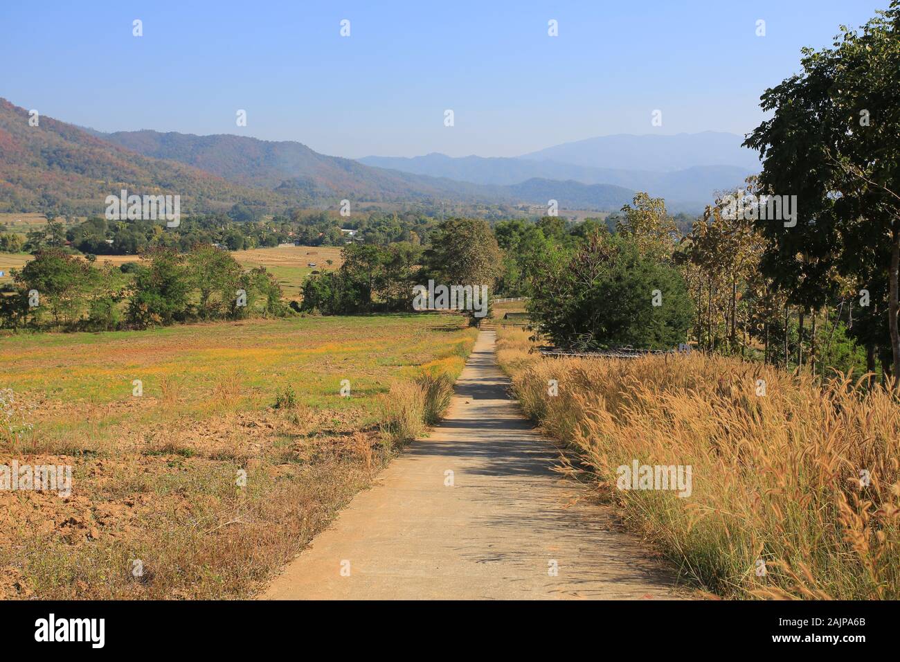 beautiful Pai village in Chiang Rai Stock Photo - Alamy