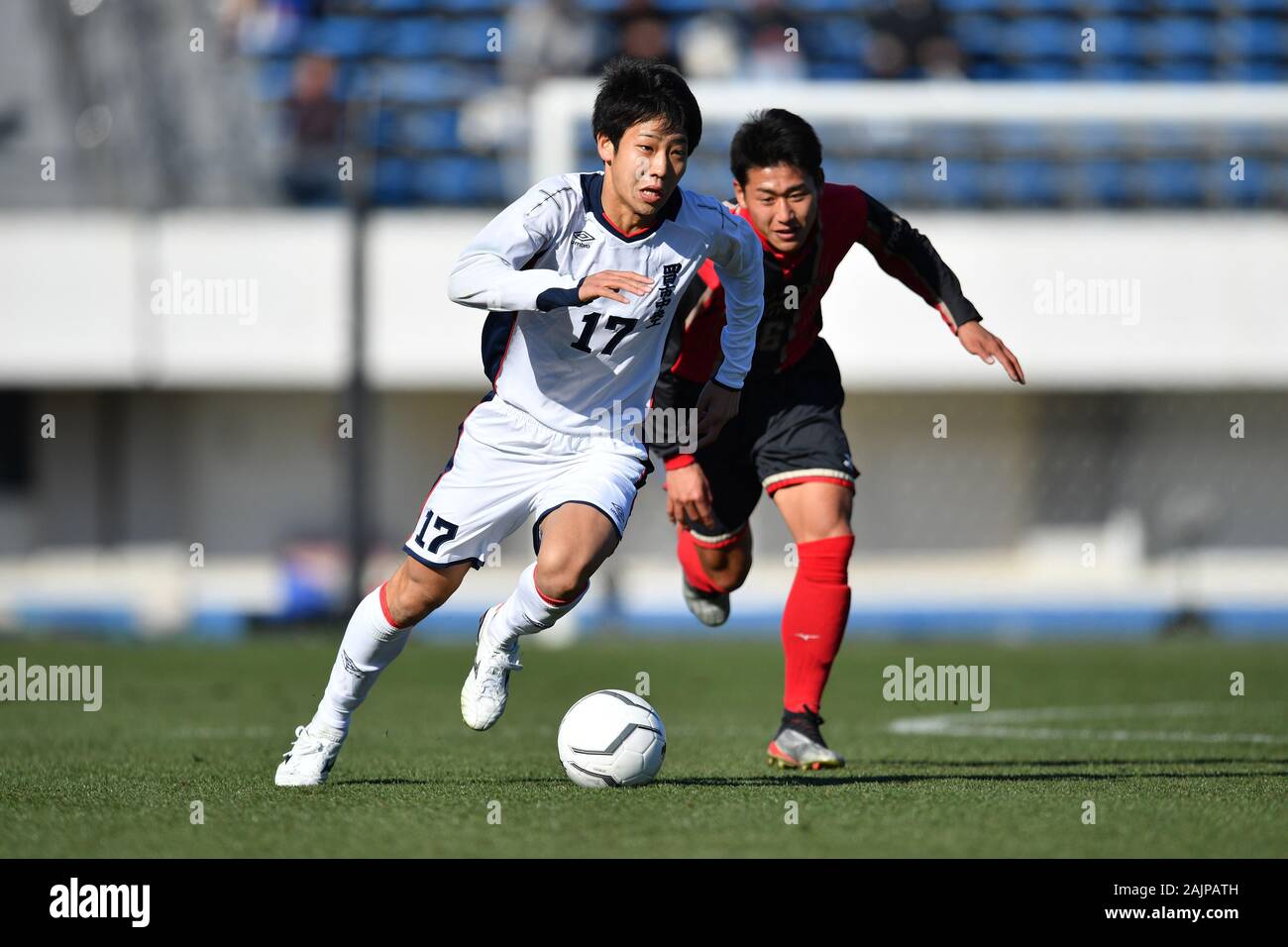 Tokyo, Japan. Credit: MATSUO. 5th Jan, 2020. (L-R) Yuya Taguchi (), /Taichi Zaima () Football ...