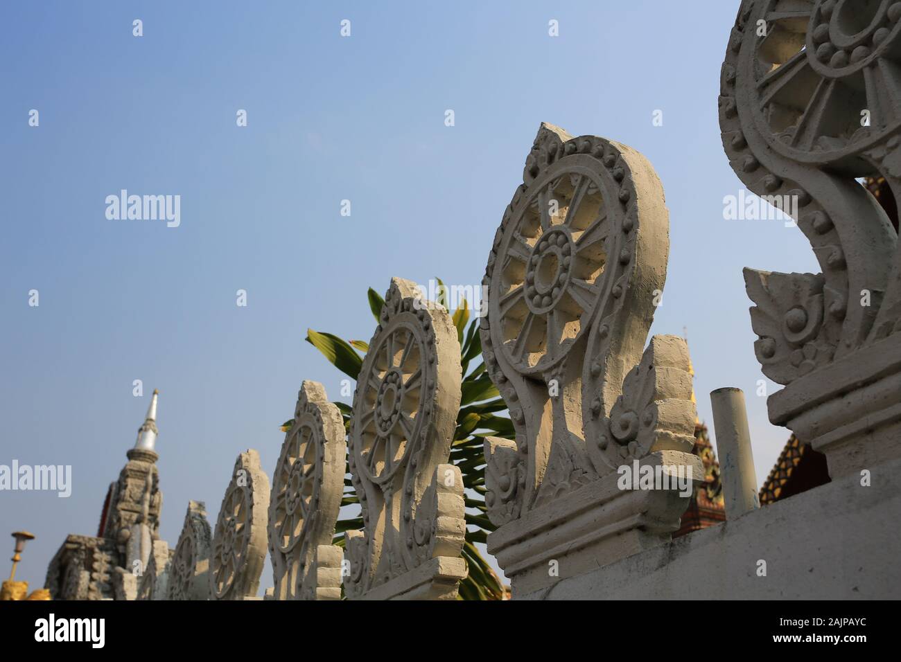 the design of Buddhism temple in Thailand Stock Photo - Alamy