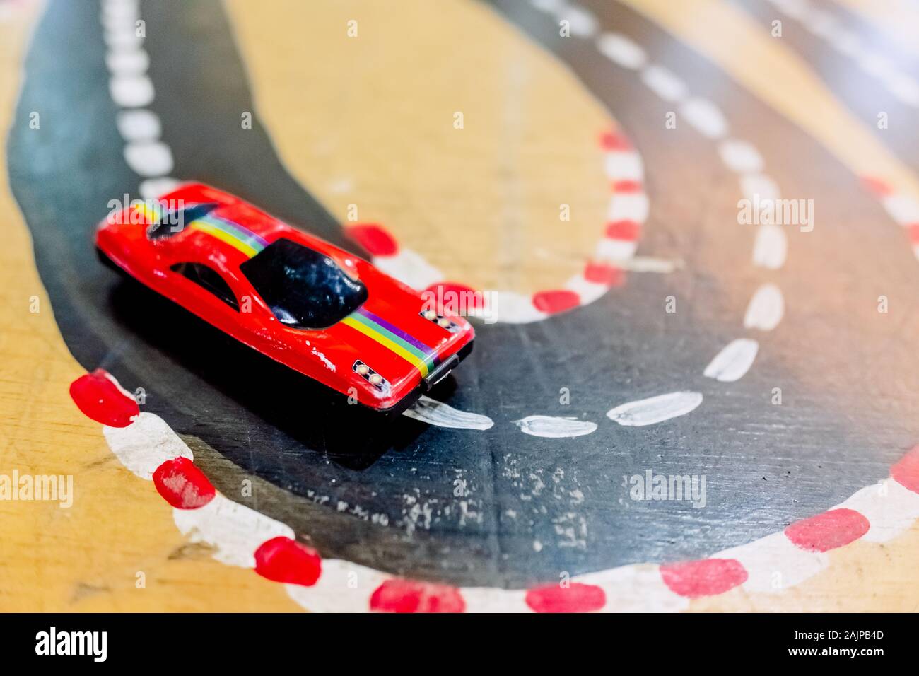 Vintage children playing cars hi-res stock photography and images - Alamy