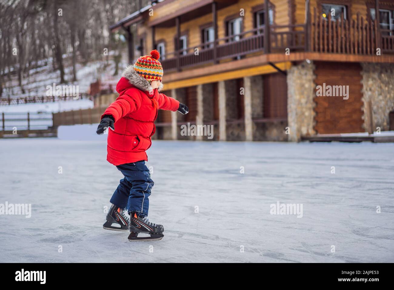 Teen Ice Skating High Resolution Stock Photography and Images - Alamy