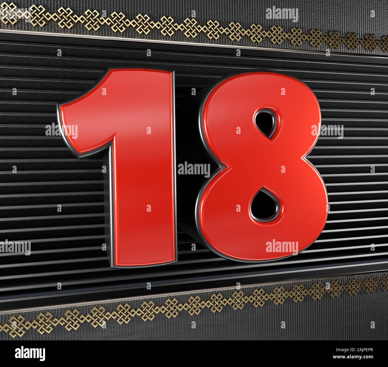 Number eighteen hi-res stock photography and images - Alamy