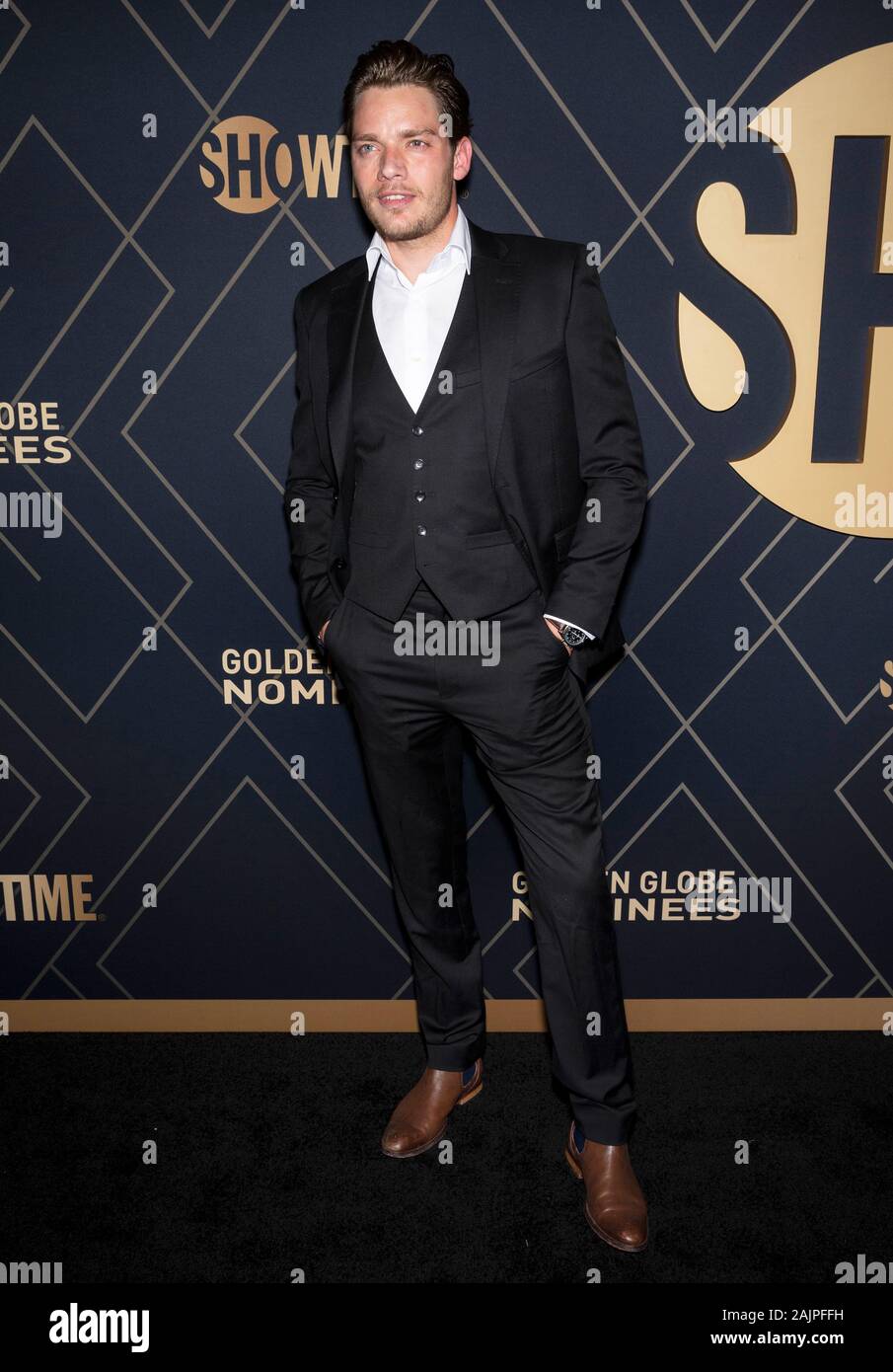 Los Angeles, CA, USA - Jan 04, 2020: Dominic Sherwood attends the ...