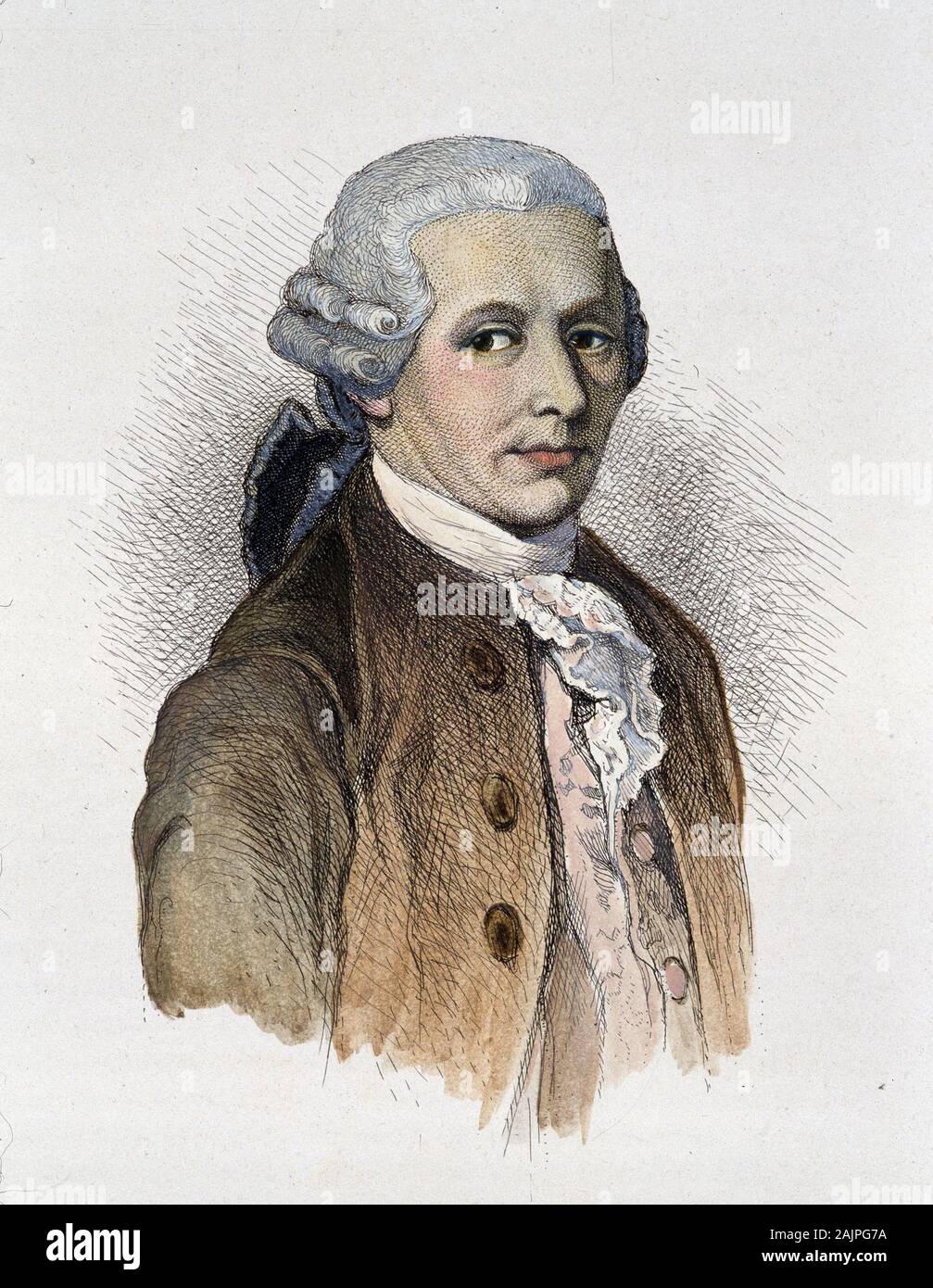 Portrait de Franz Joseph Haydn (1732-1809) compositeur .- gravure ...