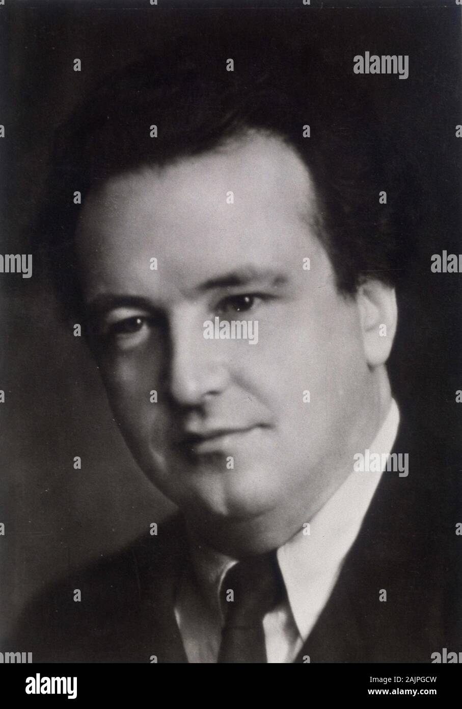 Portrait d'Arthur Honegger, compositeur suisse (1892-1955 Stock Photo ...