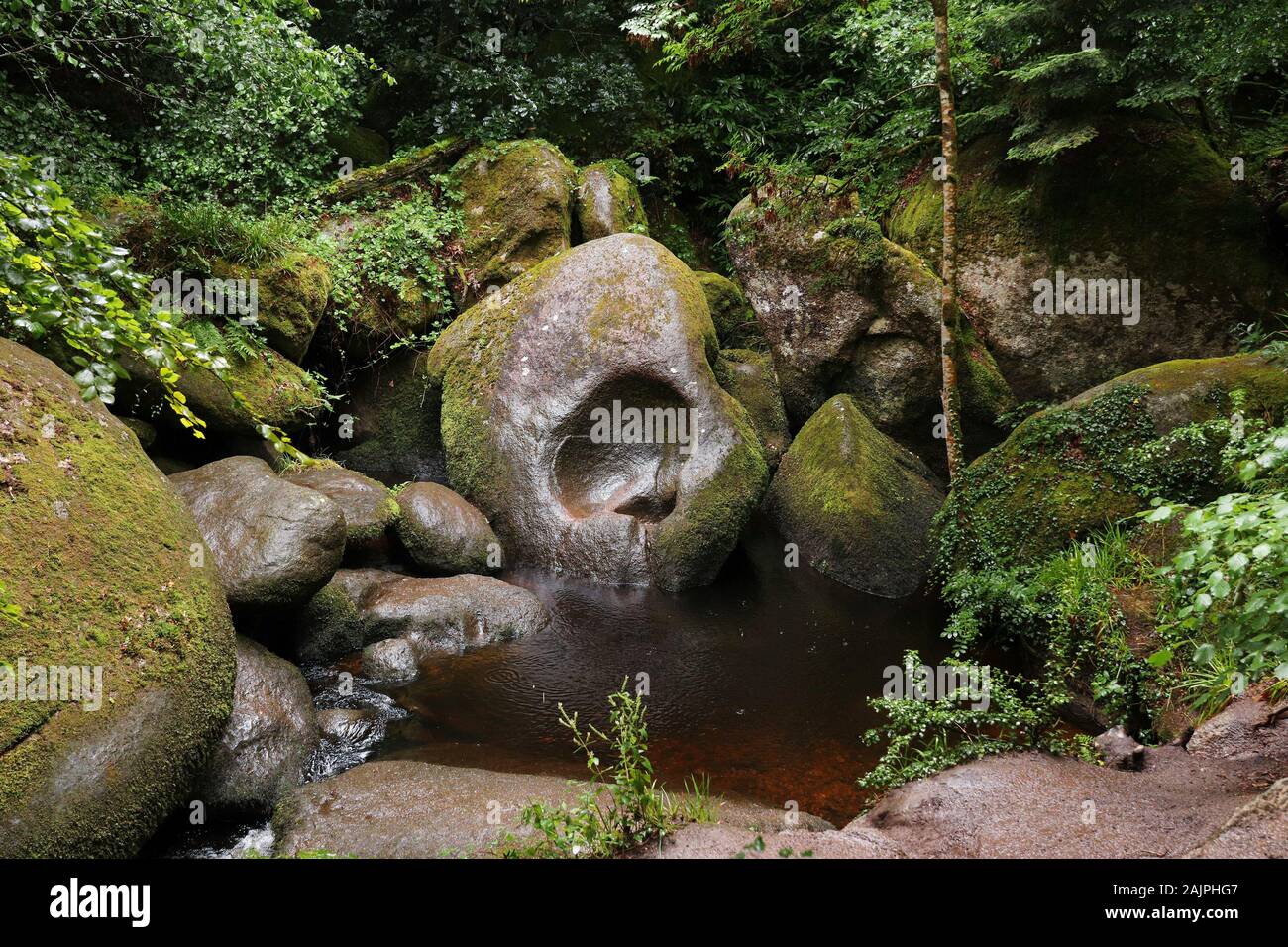 Chaos of rocks - jumble of bizarre formations of boulders in the ...