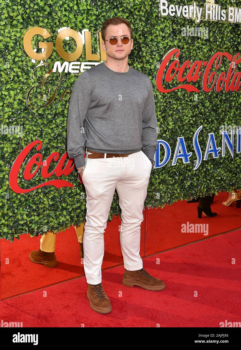 BEVERLY HILLS, CA - JANUARY 04: Taron Egerton attends the 7th Annual ...