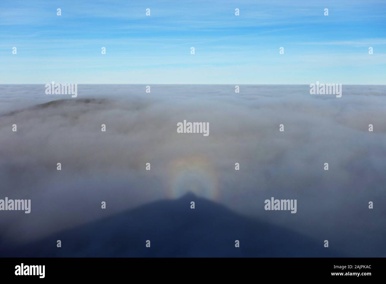 Brocken spectre optical illusion hi-res stock photography and images ...