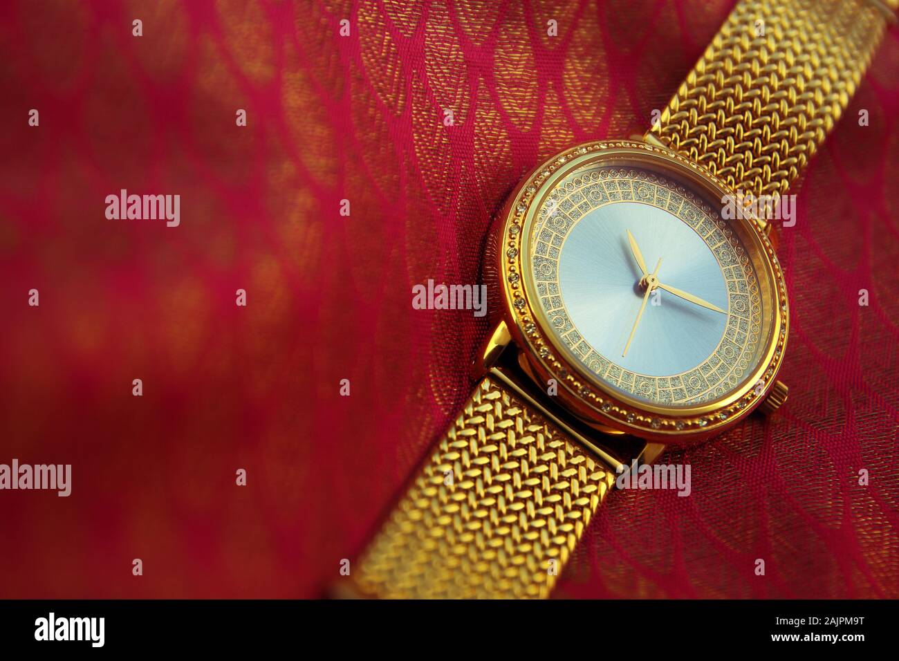Indian made women's wristwatch Stock Photo - Alamy