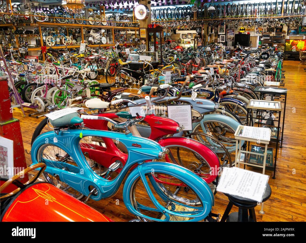 Bicycle Heaven museum and bike shop Pittsburgh PA Stock Photo - Alamy