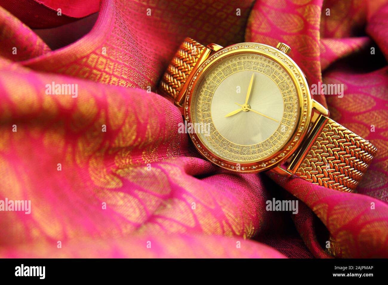 Indian made women's wristwatch Stock Photo - Alamy