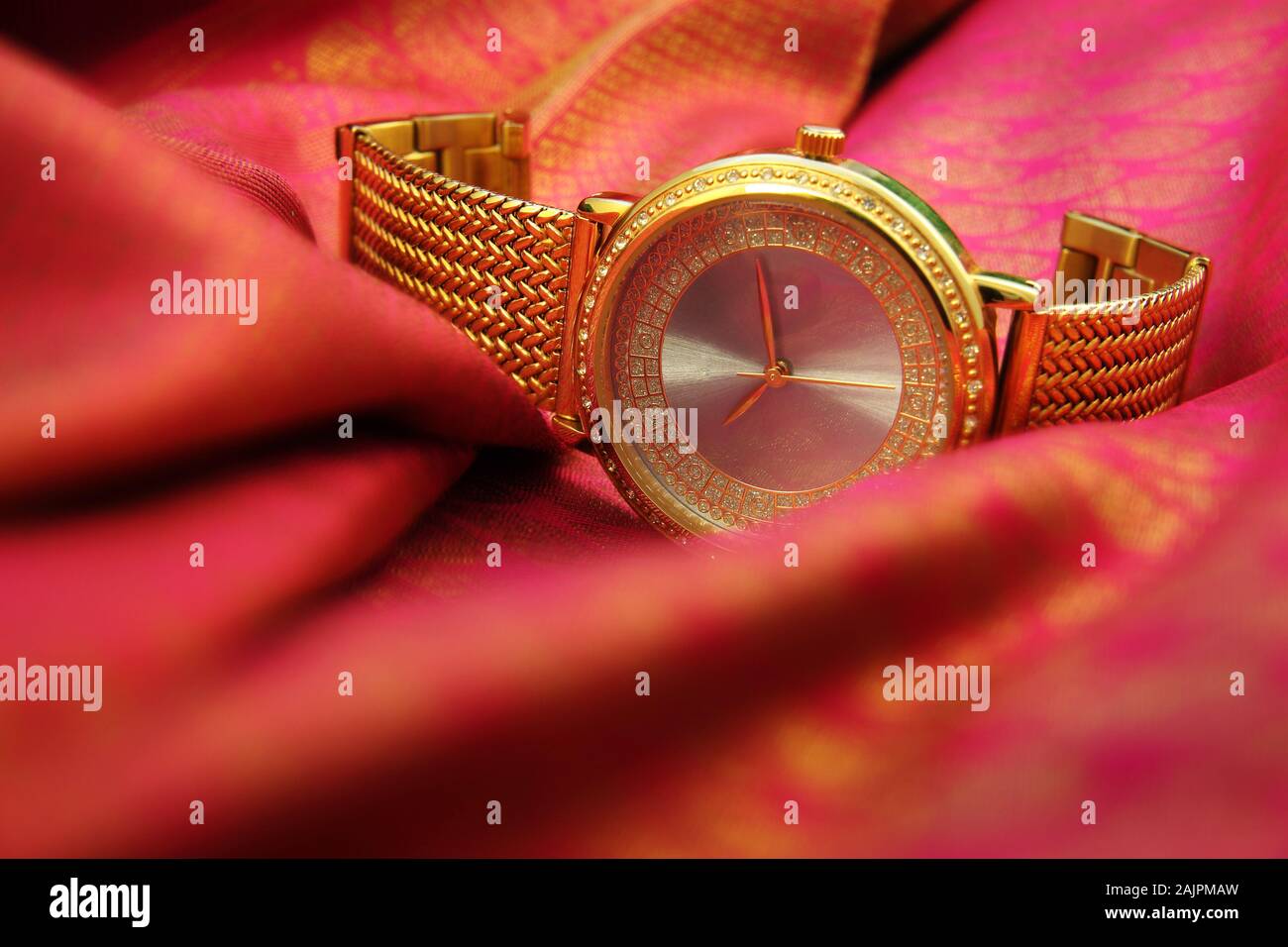 Indian made women's wristwatch Stock Photo - Alamy