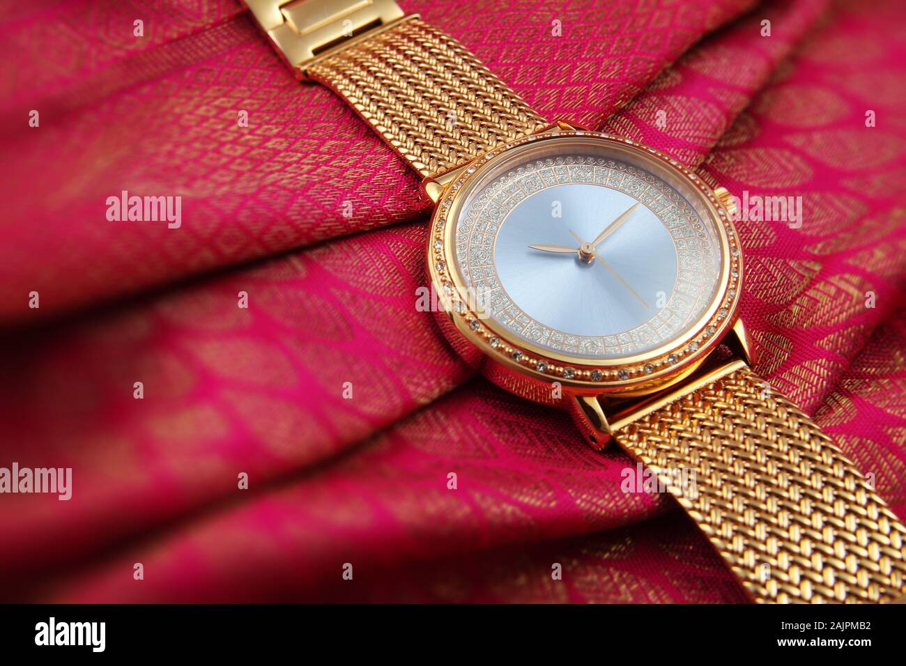 Indian made women's wristwatch Stock Photo - Alamy