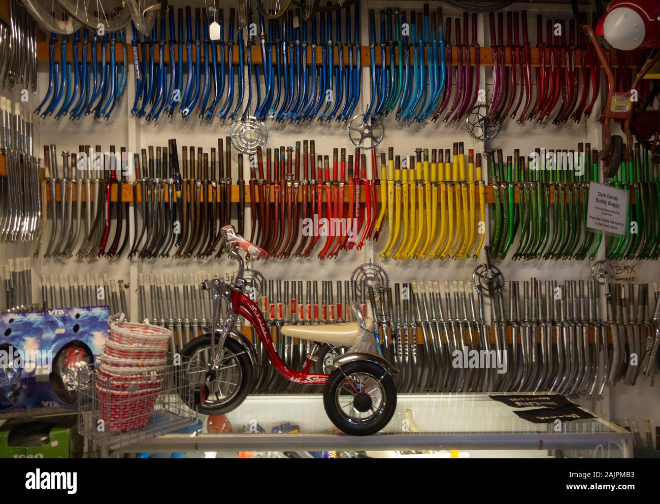 Bicycle Heaven museum and bike shop Pittsburgh PA Stock Photo - Alamy