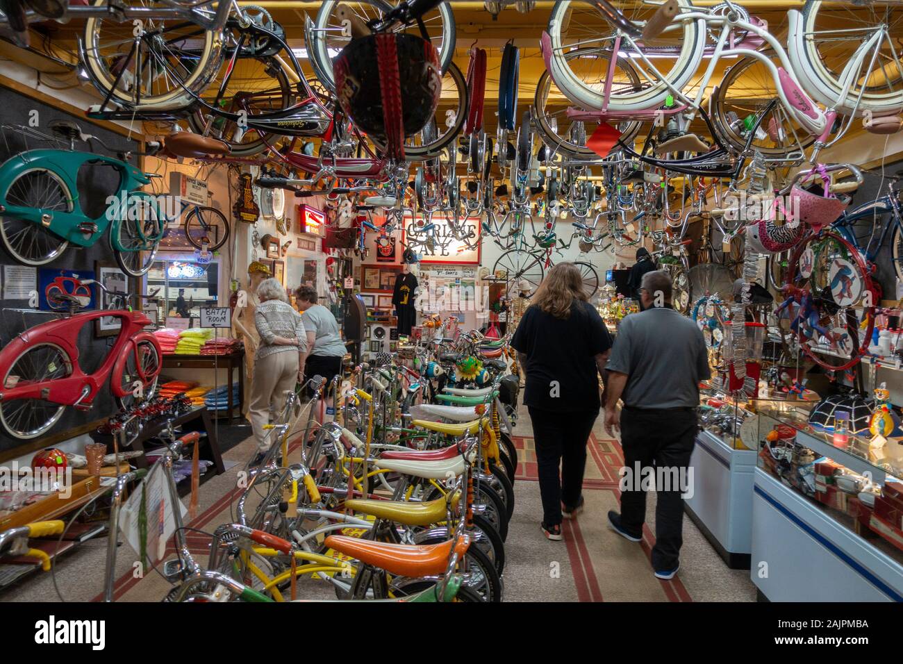 Bicycle Heaven museum and bike shop Pittsburgh PA Stock Photo - Alamy