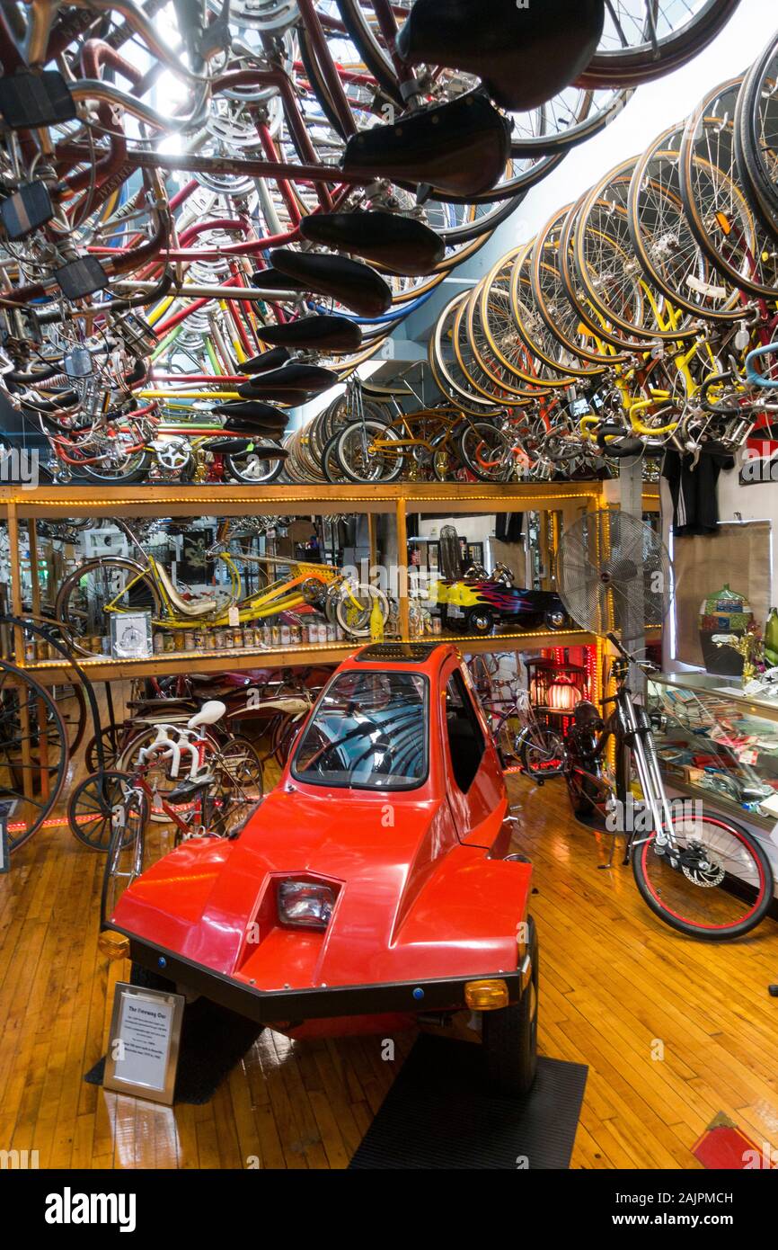 Bicycle Heaven museum and bike shop Pittsburgh PA Stock Photo - Alamy