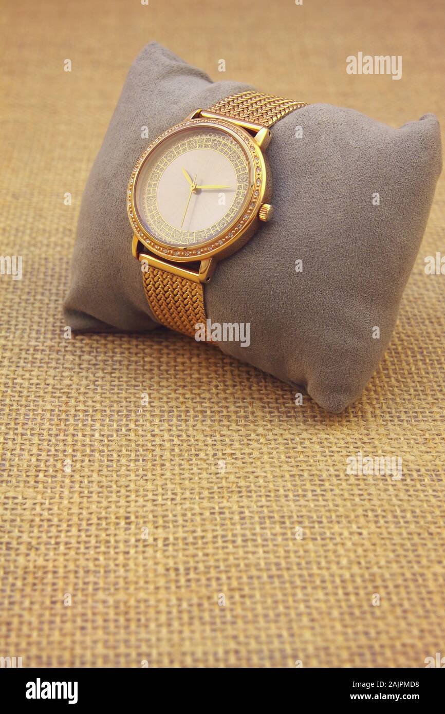 Indian made women's wristwatch Stock Photo - Alamy
