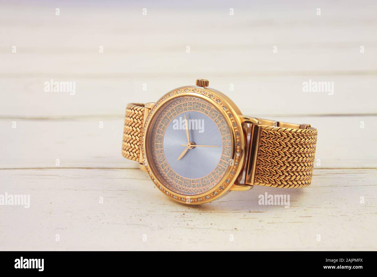 Indian made women's wristwatch Stock Photo - Alamy
