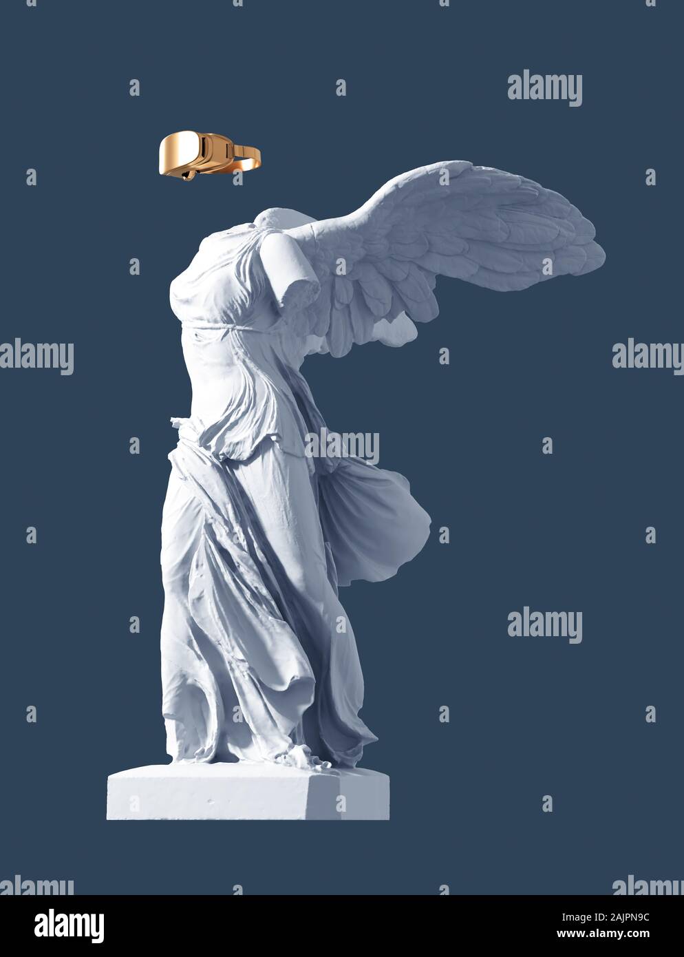 Female winged statue hi-res stock photography and images - Alamy
