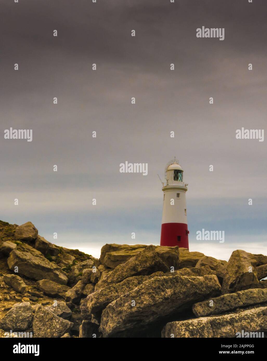 Portland Bill Lighthouse Stock Photo - Alamy