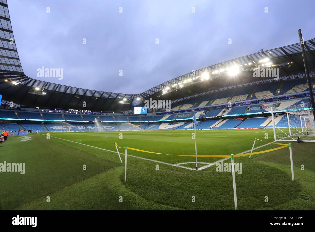 Manchester city stadium general view hi-res stock photography and ...