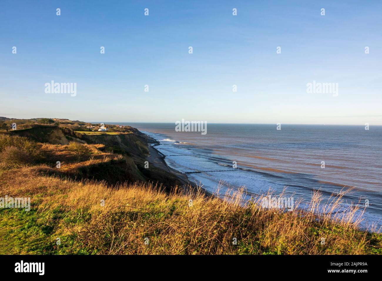Sidestrand Trimingham cliffs Stock Photo - Alamy