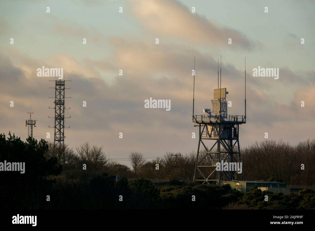 National Air Traffic Services (NATS) radar station, Cromer Stock Photo ...