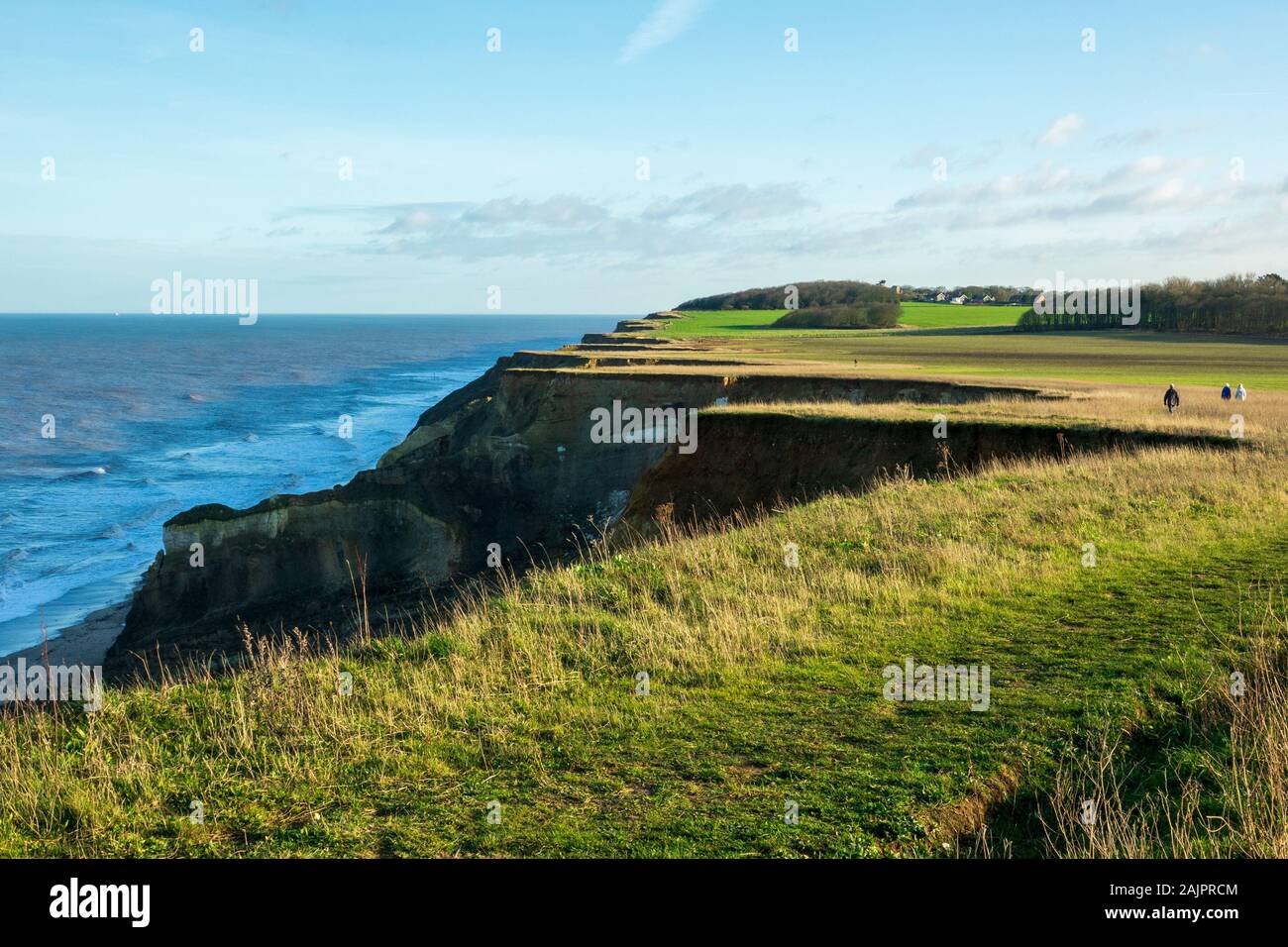 Sidestrand Trimingham cliffs Stock Photo - Alamy
