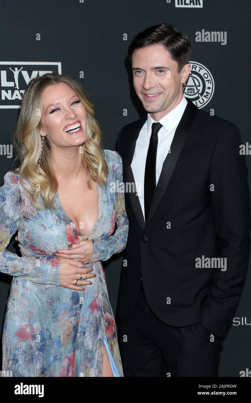 Los Angeles, CA. 4th Jan, 2020. Ashley Grace and Topher Grace at ...