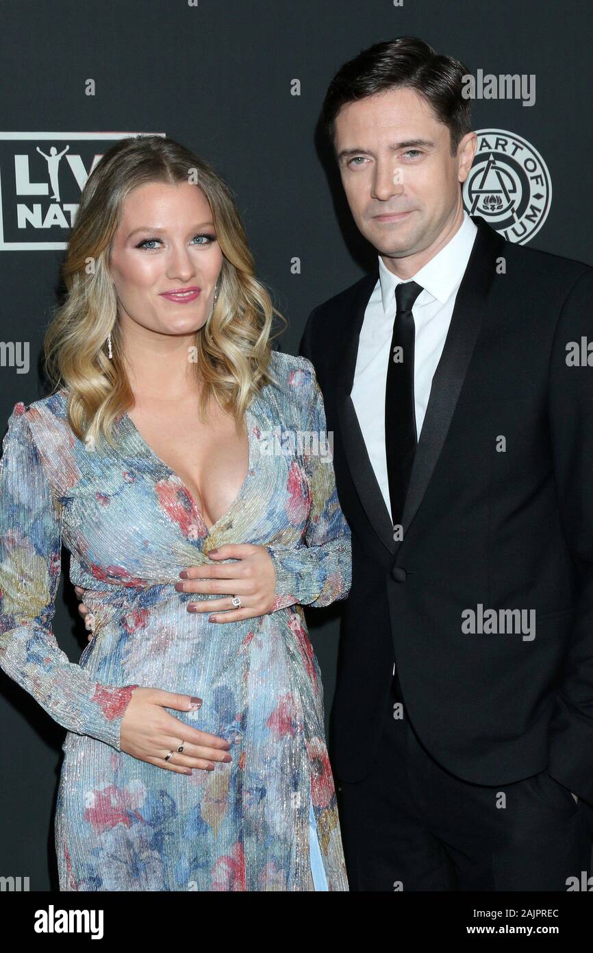 Los Angeles, CA. 4th Jan, 2020. Ashley Grace and Topher Grace at ...