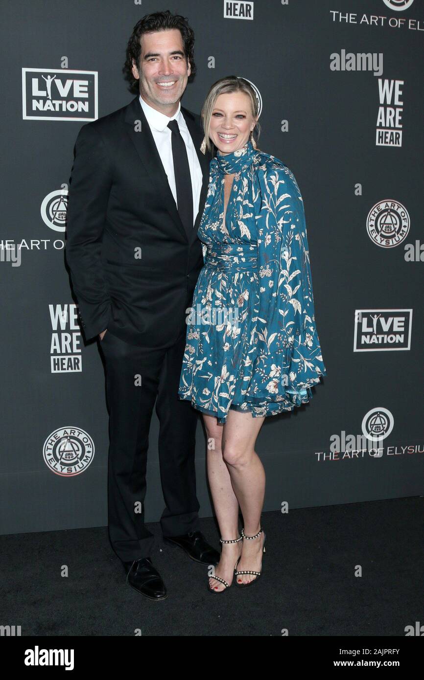 Los Angeles, CA. 4th Jan, 2020. Carter Oosterhouse and Amy Smart at ...