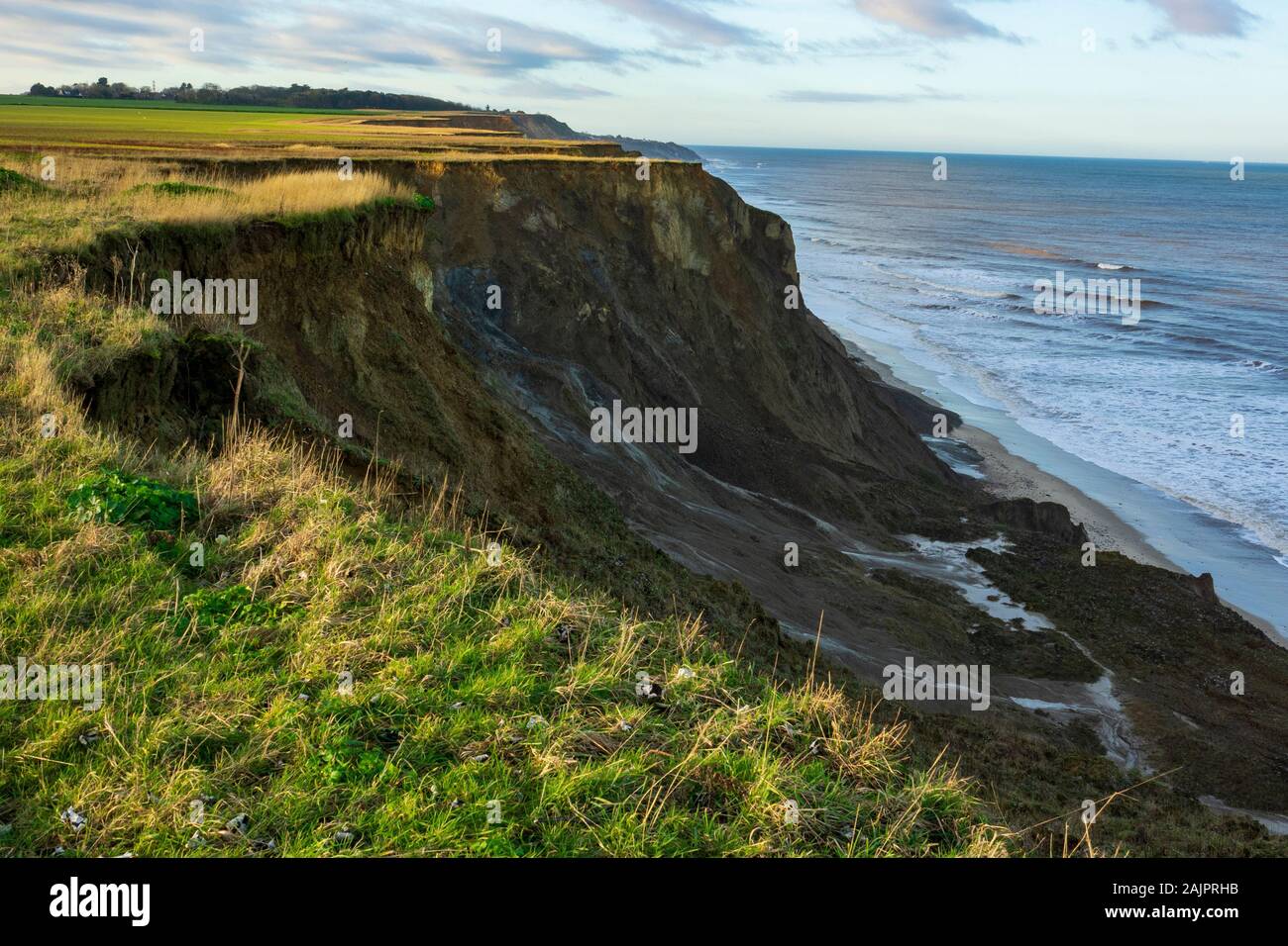 Sidestrand Trimingham cliffs Stock Photo - Alamy