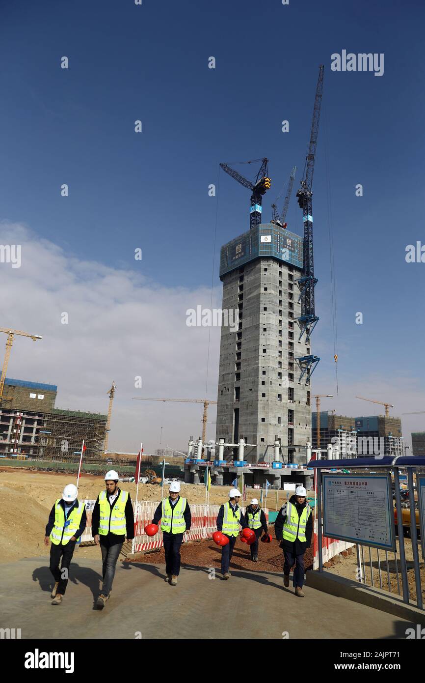 Cairo, Egypt. 4th Jan, 2020. Photo taken on Jan. 4, 2020 shows the ...