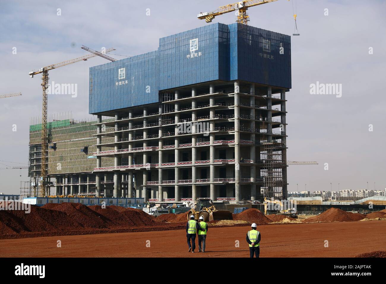 Cairo, Egypt. 4th Jan, 2020. Photo taken on Jan. 4, 2020 shows the ...